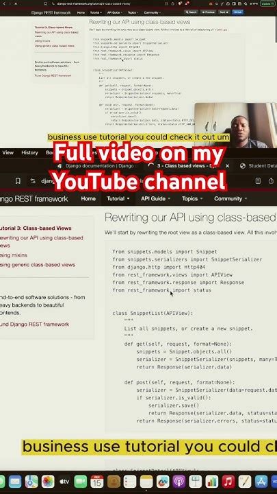 Drf Class Based Views Pythonanddjangofullstackwebdeveloper