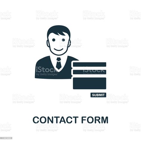 양식 벡터 아이콘 기호에 문의합니다 아이콘 컬렉션의 크리에이티브 사인입니다 컴퓨터 및 모바일용 플랫 연락처 양식 아이콘 을 채웠습니다 개념에 대한 스톡 벡터 아트 및 기타