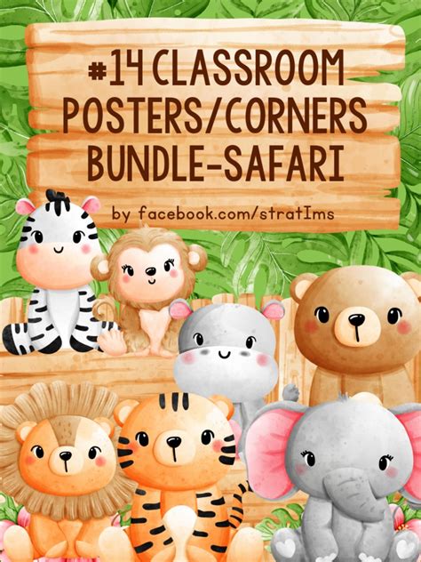 14 Classroomschool Sbm Corner Posters Safari Pdf Womens Rights