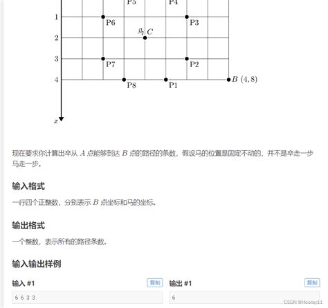 dp练习 p1002 [noip2002 普及组] 过河卒 python 蓝桥杯 p1002 [noip2002 普及组] 过河卒python csdn博客