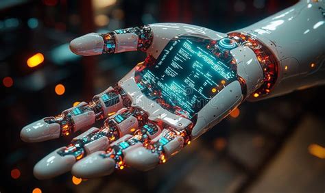 Text To Video Vision Achieved With Generative Ai And Language Model Technology A Cyborg Hand