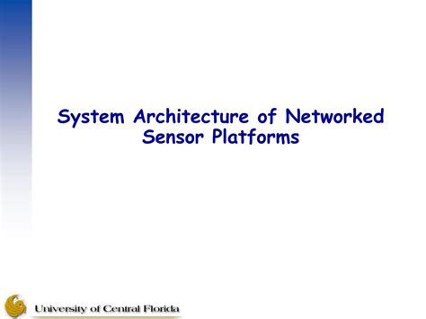 ppt system architecture of networked sensor platforms powerpoint