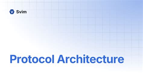 Protocol Architecture Svim