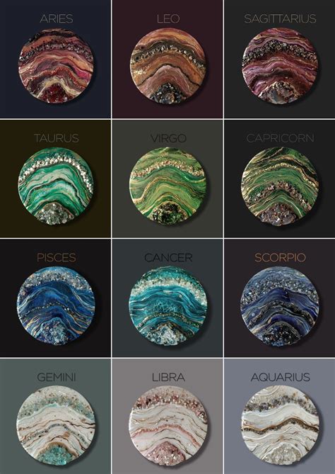 Коллекция картин Natural Elements Драгоценные камни Картины Камни