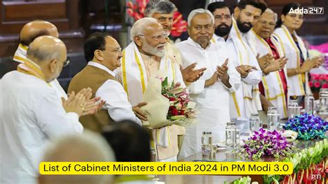 Cabinet Ministers Of India 2024 In Pm Modi 30 Check Complete List