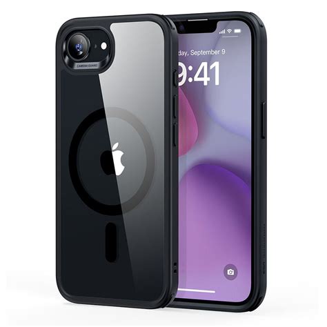 Esr Classic Hybrid Halolock Magsafe Iphone 16e Case Clear Black