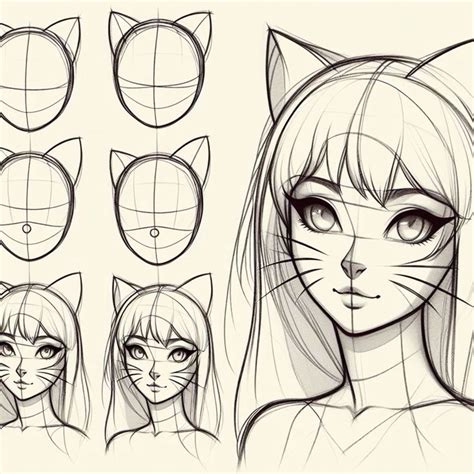 Как научиться рисовать аниме персонажей девушек ☝️ Смотри по ссылке ☝️ Anime Face Drawing