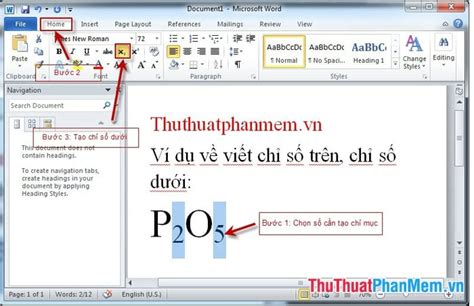 how to add superscripts and subscripts in word