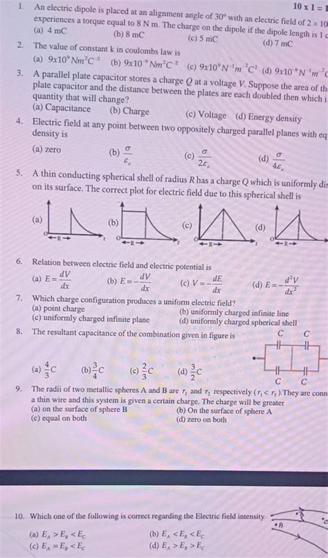 a thin conducting spherical shell of radius r has a charge q which is uni