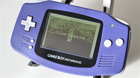 Game Boy Advance Gba With Monochrome Screen Details