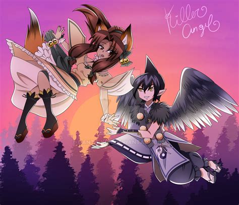 Commission Shaman King Yokai Au Ren And Kikyo By Danta Kun On Deviantart