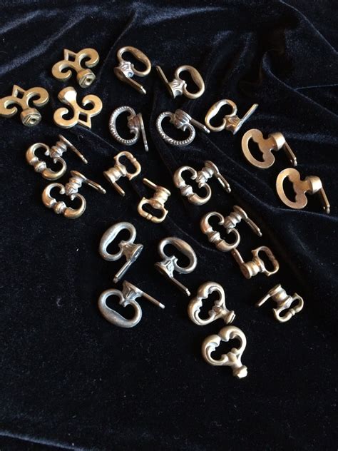 A Set Of 41 Vintage Brass Handles Knobs And Pulls Haute Juice