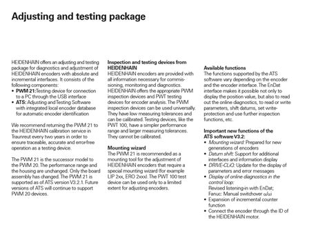 Heidenhain Measuring And Test Equipment PWM 21