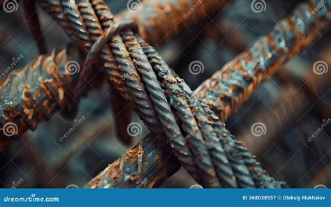 Rebar Texture Reinforcement Steel Rod Rusty Rebar For Concrete Pouring Steel Reinforcement