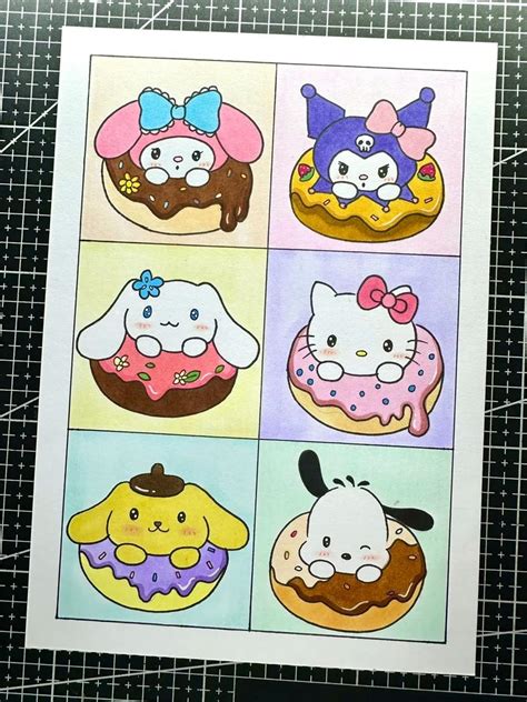 三丽鸥简笔画涂色打印（热门18张） 简笔画图片大全