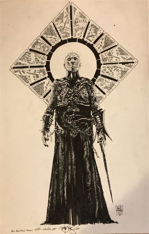 Pinhead From Hellraiser By Tim Bradstreet Comic Art Comic Art Hellraiser Horror Movie Art