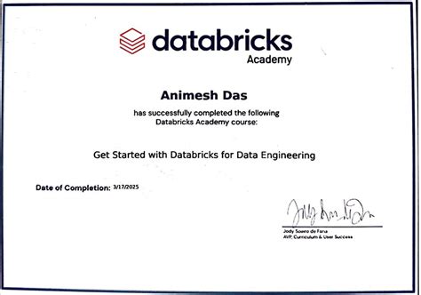 Databricks Dataengineering Learningjourney Zensartechnologies… Animesh Das