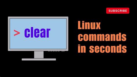 Clear Command How To Clear Terminal Screen In Linux Linux Linuxcommand Linuxtutorial Youtube
