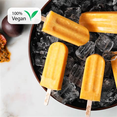 Tropical Vegan Passion Fruit Popsicles Pop City Tropical Vegan Passion Fruit Popsicles Pop City