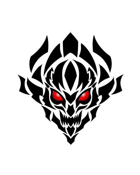 Design Abstract Face Evil 53637231 Vector Art At Vecteezy