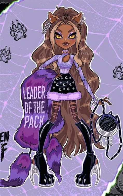 Clawdeen Wolf Fan Art Clawdeen Wolf Form Clawdeen New Design Arte