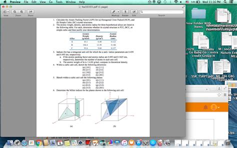 Solved Calculate The Atopic Packing Factor Apf For A