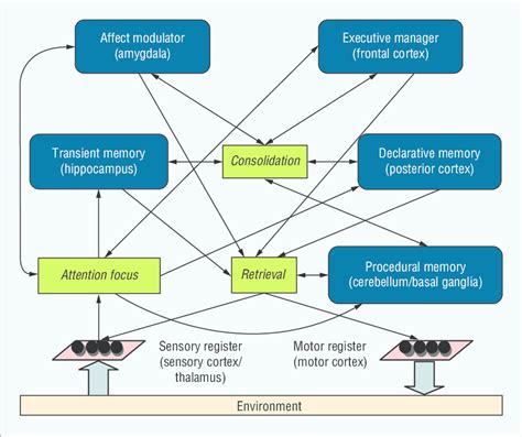 integrated neuro cognitive architecture inca the main cognitive