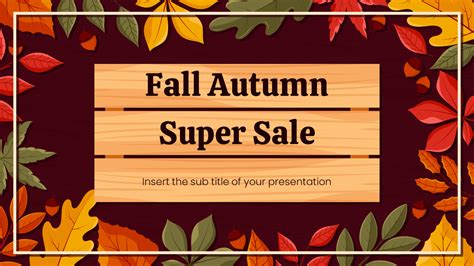 Autumn Powerpoint Theme