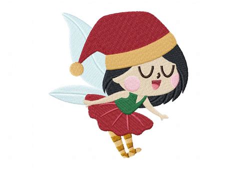 Christmas Pixie Embroidery Design Daily Embroidery