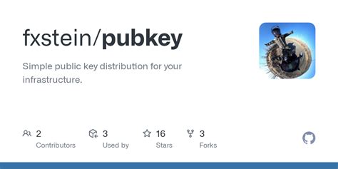 Github Fxsteinpubkey Simple Public Key Distribution For Your