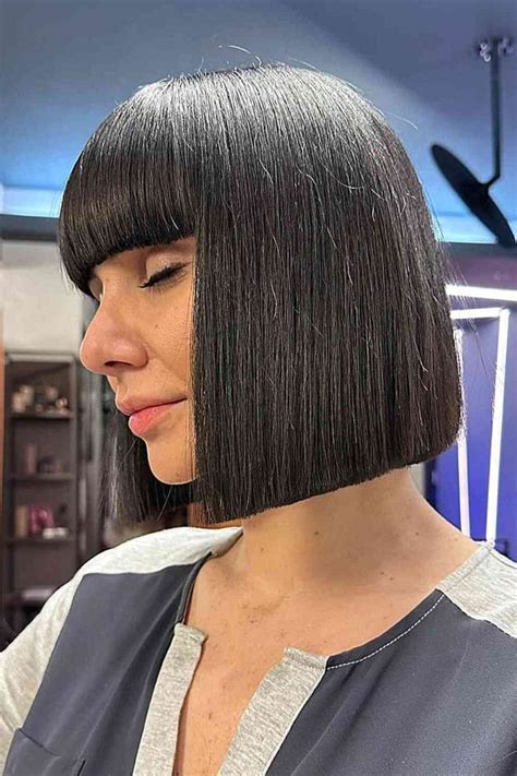 37 Trendy Blunt Bob With Bangs To Inspire Your Next Chop Artofit