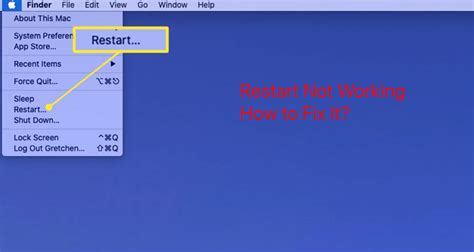 Mac Restart Not Working Mac Won T Restart After Click Restart