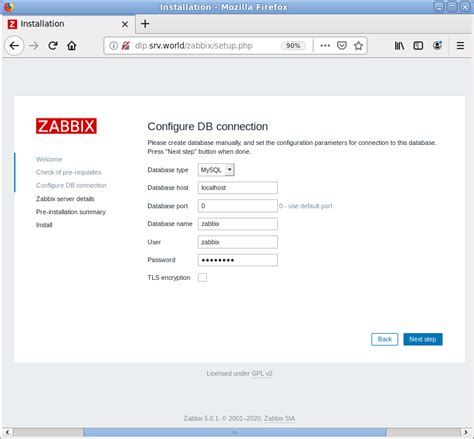 Ubuntu 20 04 Lts Zabbix 5 0 Initial Setup Server World