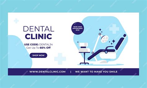 Premium Vector Hand Drawn Dental Clinic Sale Banner