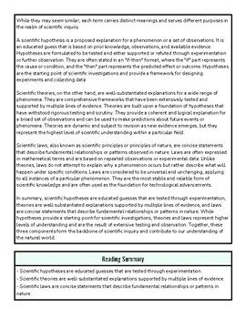 Scientific Concepts And Data Representation In Science Education Week Lessons