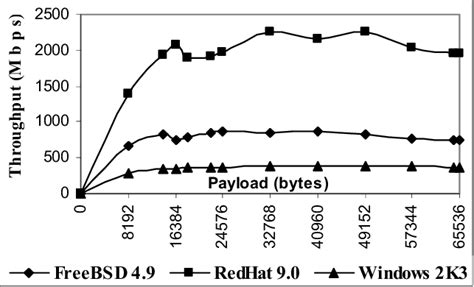 Loop Back TCP Throughput Global View A Drop In Throughput At Download Scientific Diagram