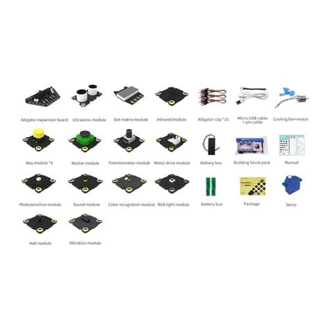 Microbit Sensor Starter Kit Microbit Development Expansion Board Elementary And Secondary