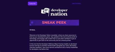 Developer Nation Community On Linkedin Developer Newsletter Community