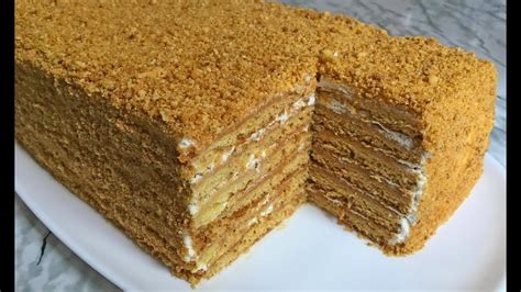 Быстрый МЕДОВИК Без Раскатки Самый Простой Рецепт Медовый Торт Honey Cake Youtube