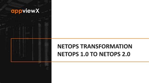 What Is Netops Netops Transformation Ppt