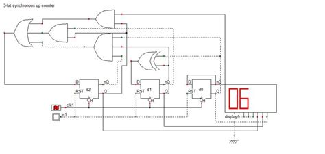 Bit Synchronous Up Counter Counter Circuit Diagram Bits