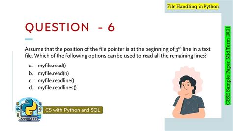 Question 6 Class 12th Cbse 2021 Cs Mid Term Sample Paper Text