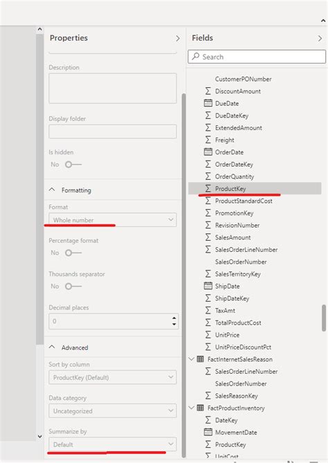 Solved Cant Use Numeric Field As Value In A Visual Data