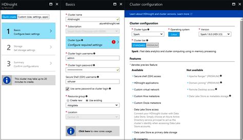 Create Hdinsight Spark Cluster With Azure Data Lake Store Roy Kim On
