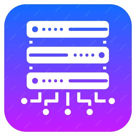 Premium Vector Database Network Vector Illustration