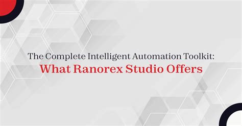Simplify Test Automation With Ranorex Enhops