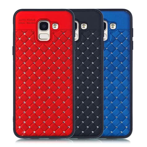 Luxury Case For Samsung Galaxy J Diamond Case Cover Case Glitter Plating Woven Phone Cases