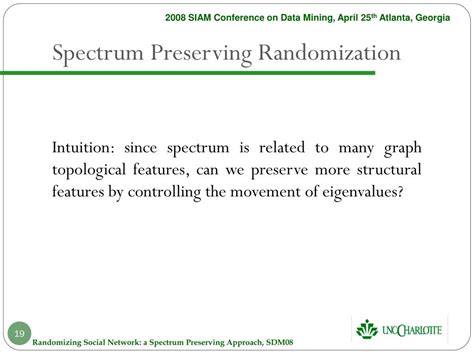 Ppt Randomizing Social Network A Spectrum Preserving Approach Powerpoint Presentation Id