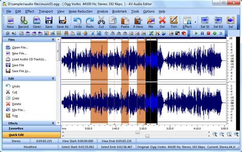 AV Audio Editor Features Record Edit Enrich Share Music Fast