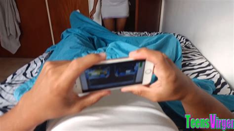 My Stepsister Comes To Fuck While Everyone Is In The Living Room We